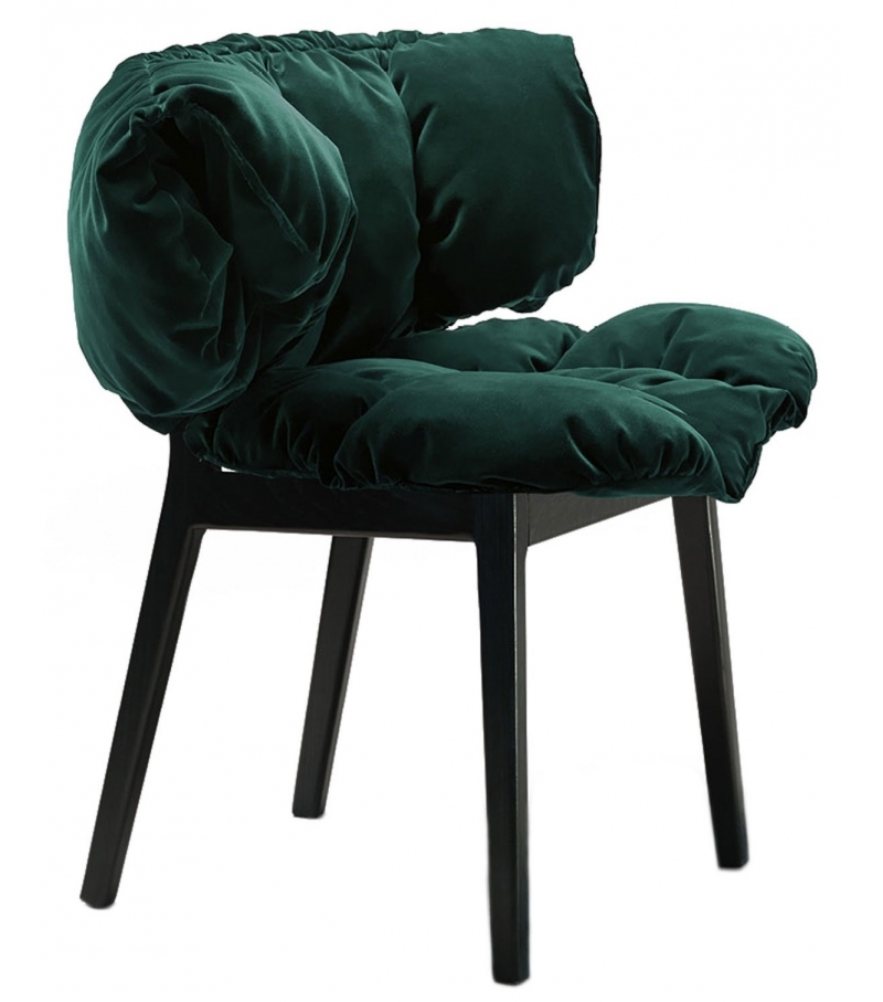 Blue Velvet Edra Armchair - Milia Shop