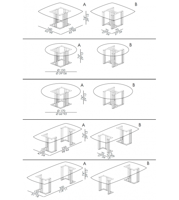 Charlie Meridiani Table - Milia Shop