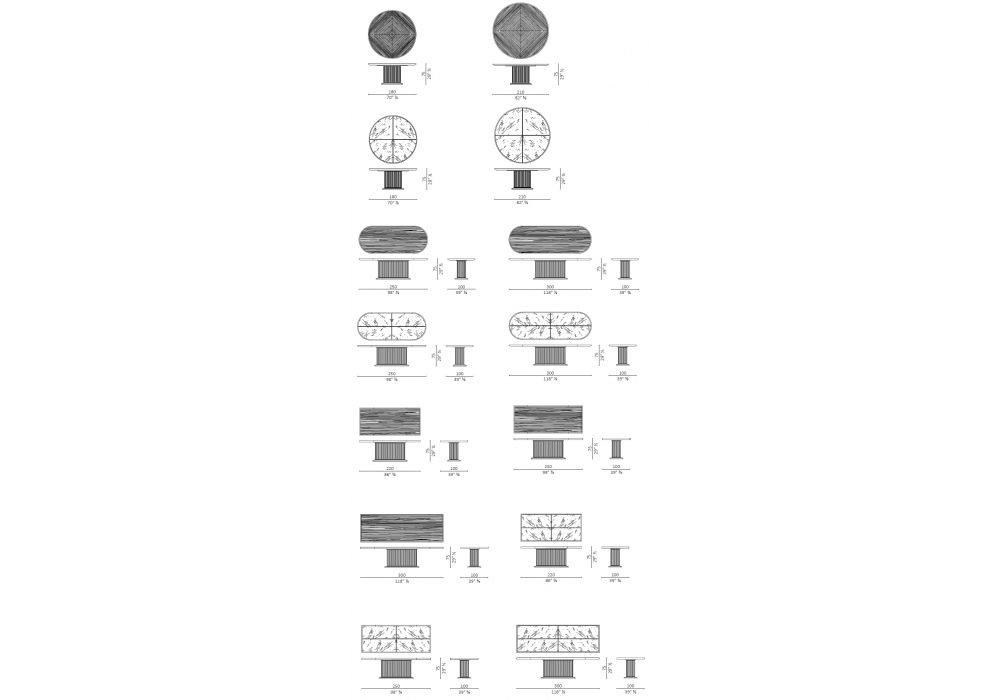 Full Ceccotti Collezioni Table - Miliashop