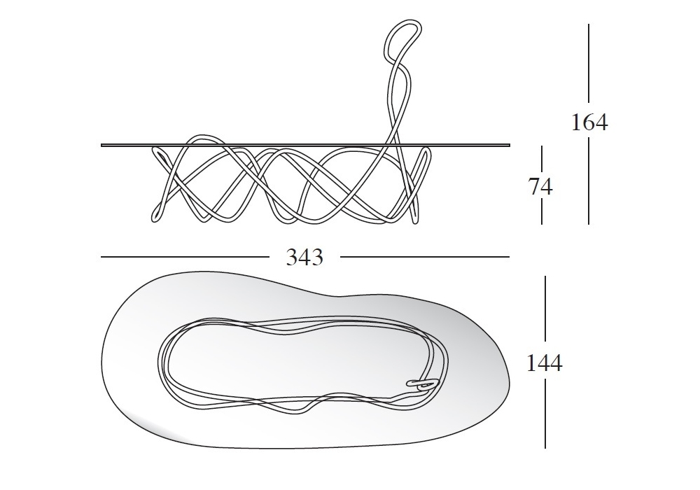 Capriccio Table Edra - Miliashop