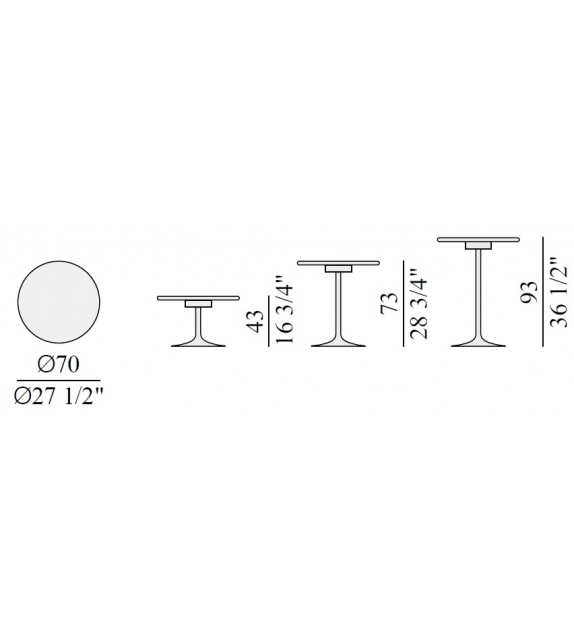 Full Moon Edra Tavolo - Miliashop