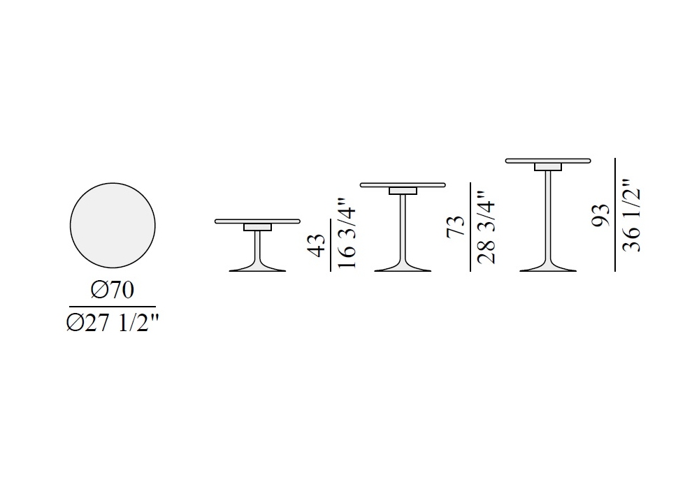 Full Moon Table Edra - Milia Shop