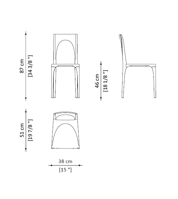 Gio Paolo Castelli Chaise - Miliashop