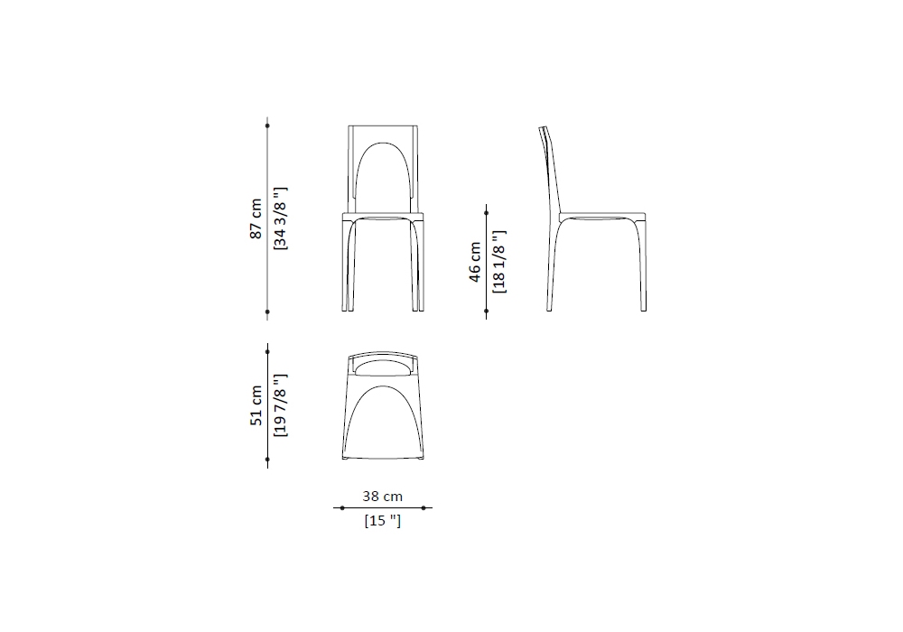 Gio Paolo Castelli Chaise - Miliashop