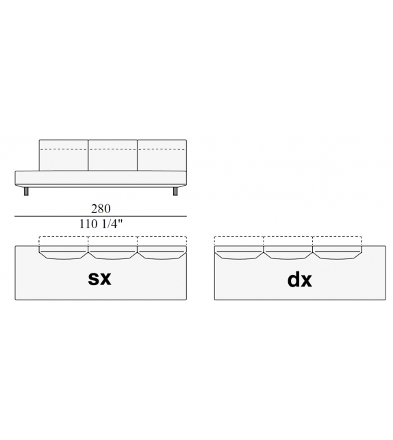 Essential Sofá Modular Edra - Milia Shop