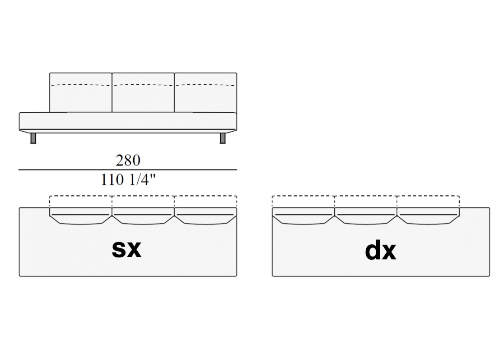 Essential Sofá Modular Edra - Milia Shop