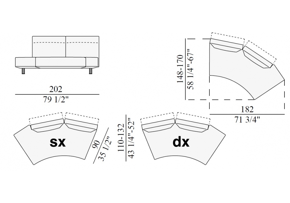 Essential Sofá Modular Edra - Milia Shop