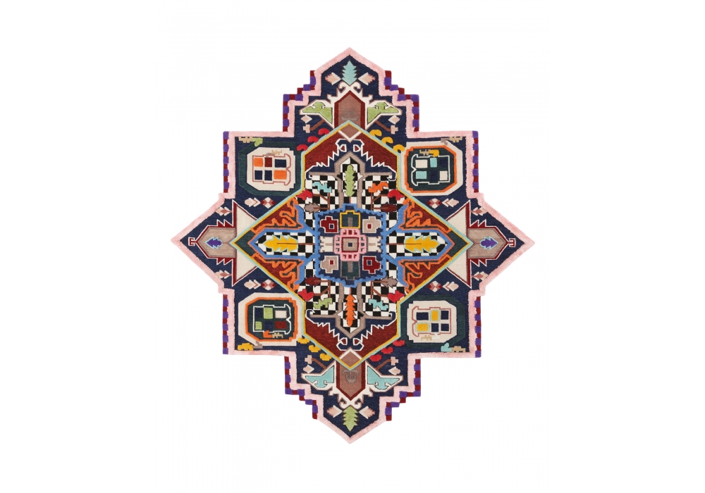 Rug Invaders - Tabriz Destroyer CC-Tapis Rug - Milia Shop