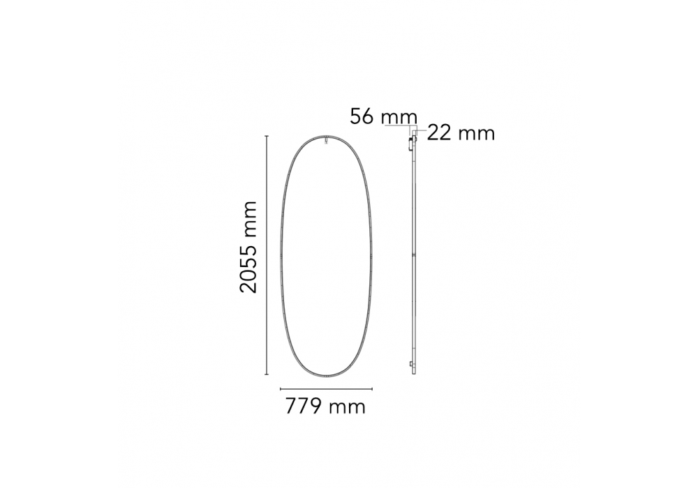 Ready for shipping - La Plus Belle Flos Mirror - Milia Shop