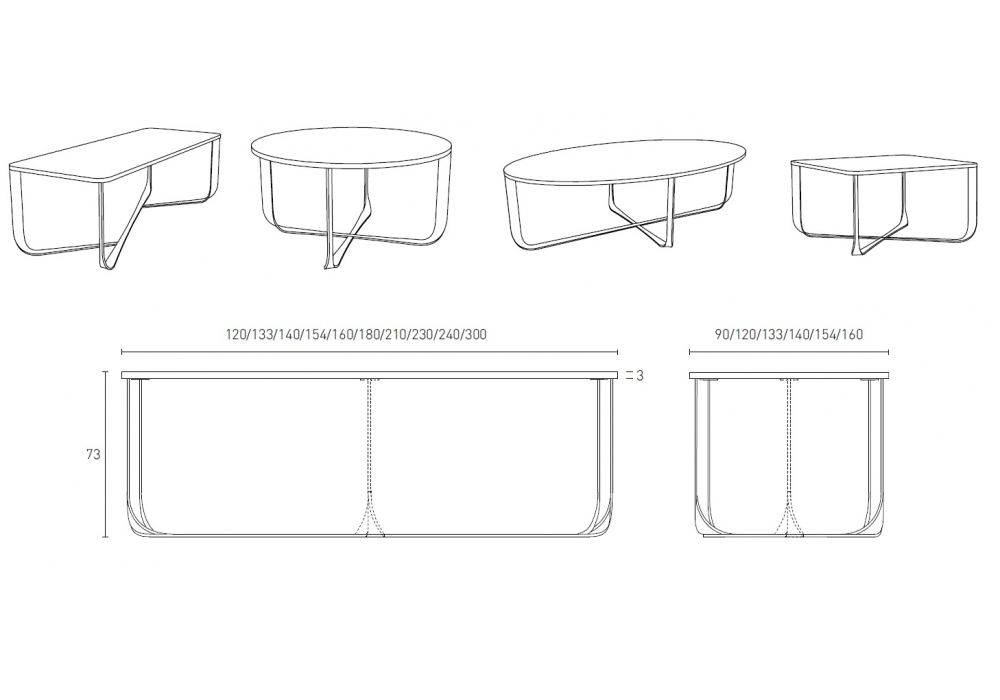 Confluence Table Pianca - Milia Shop
