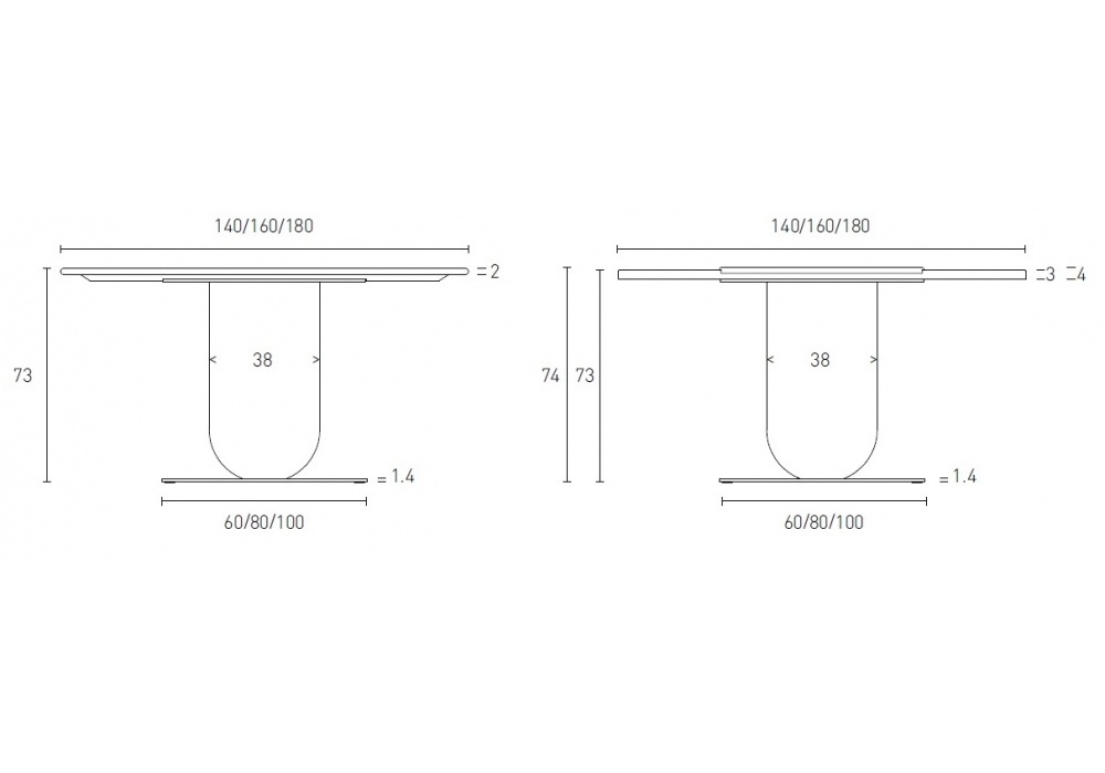Ettore Pianca Round Table - Miliashop