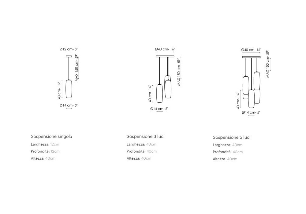 Bio-S Bonaldo Suspension - Milia Shop