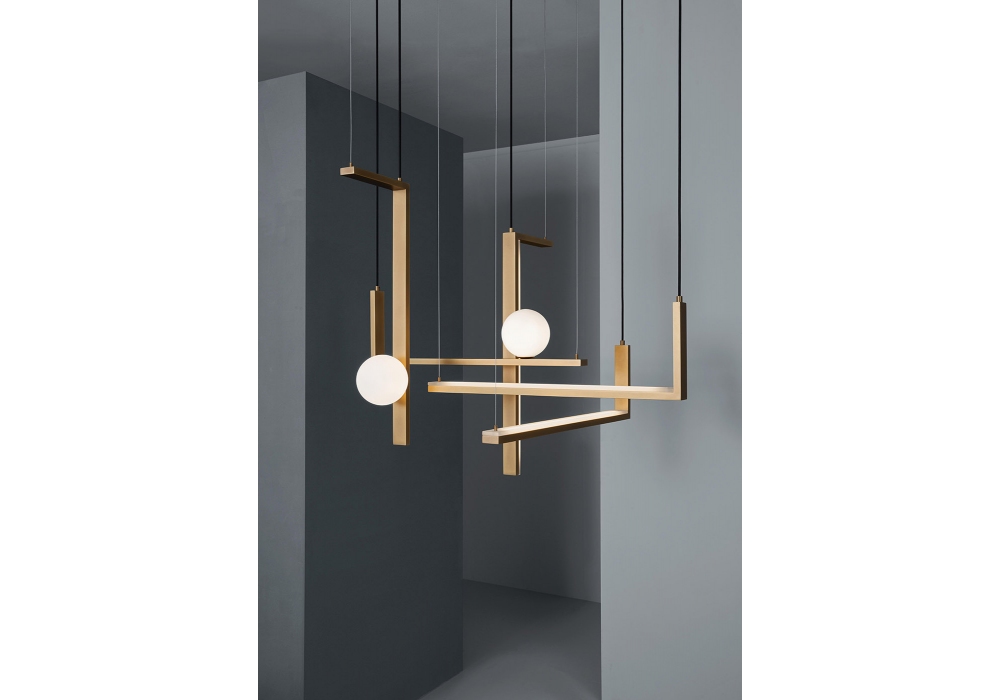 Less System Venicem Suspension Lamp - Milia Shop