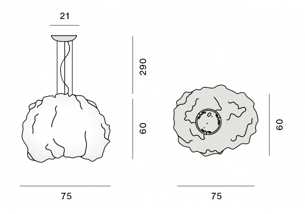 Nuée Foscarini Pendant Lamp - Milia Shop