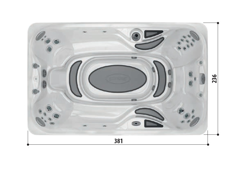 Jacuzzi J-13 PowerPlay Jacuzzi - Milia Shop