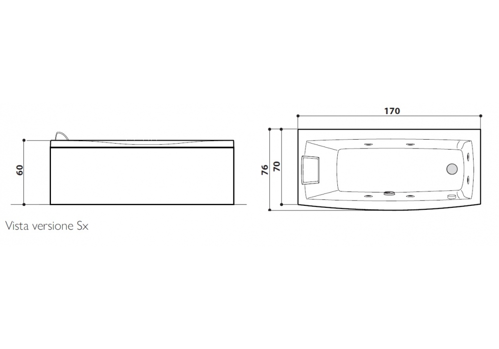Versa Jacuzzi Baignoire - Milia Shop