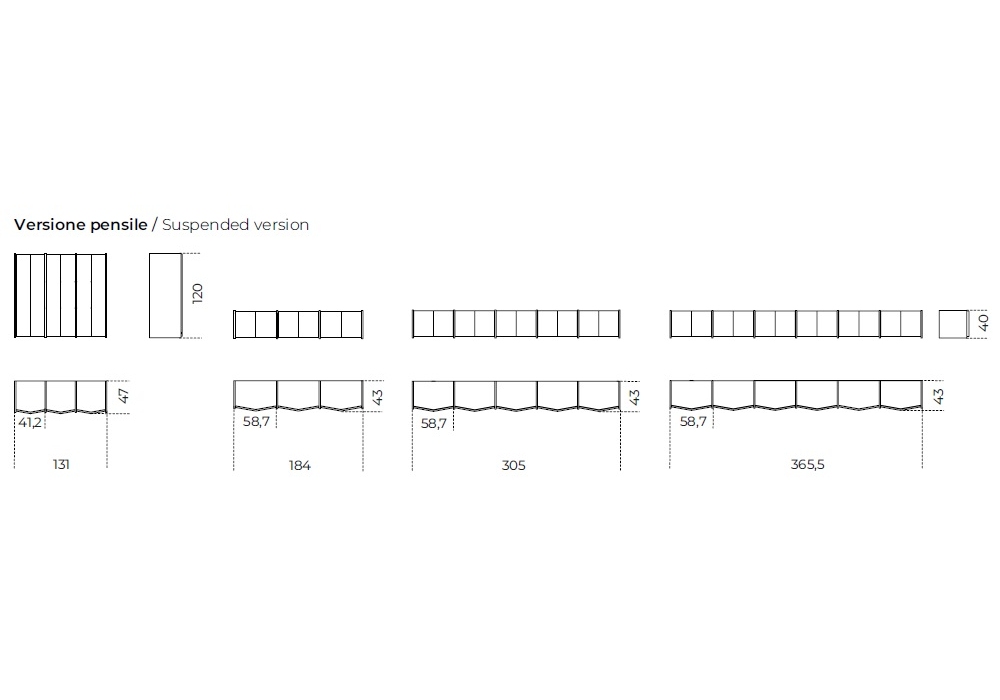 Diedro Gallotti&Radice Contenitore Pensile - Milia Shop