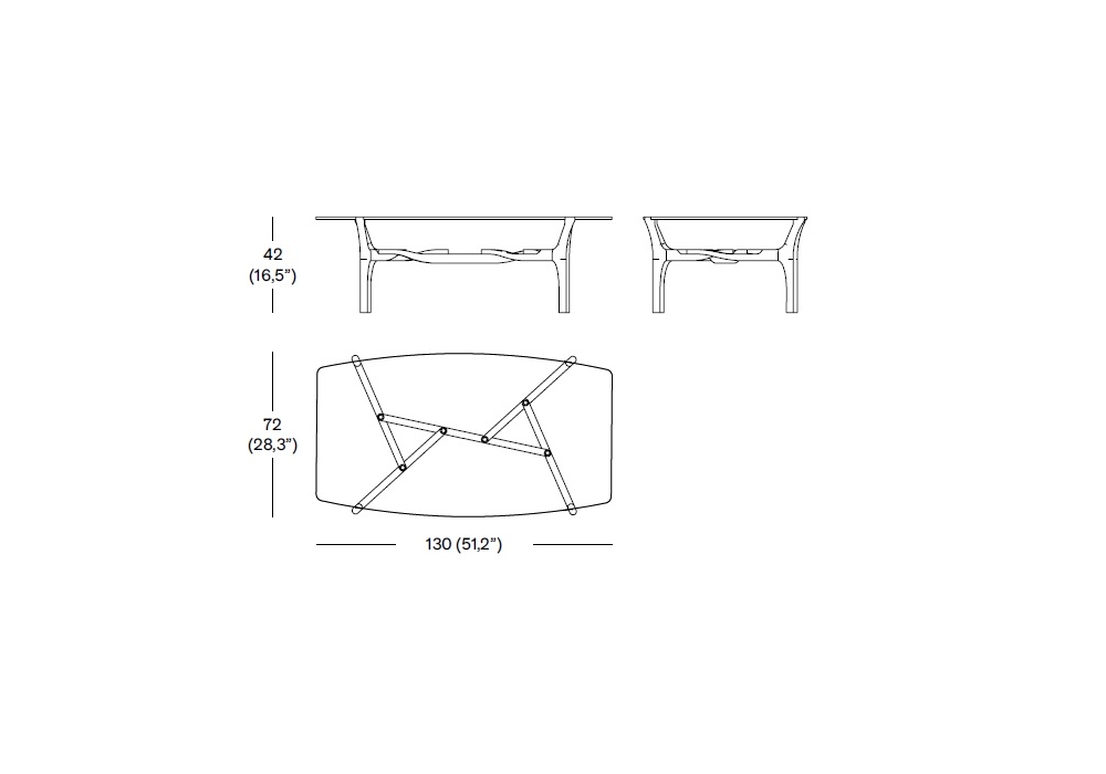Carlina BD Barcelona Coffee Table - Miliashop