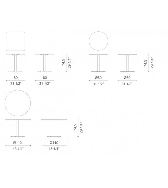 Break Lido Cappellini Table - Milia Shop