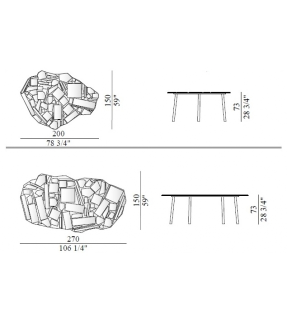 Brasilia Edra Table - Milia Shop