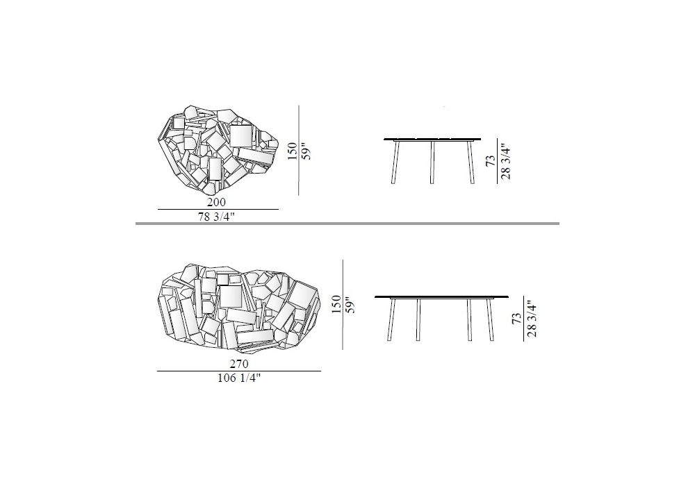 Brasilia Edra Table - Milia Shop