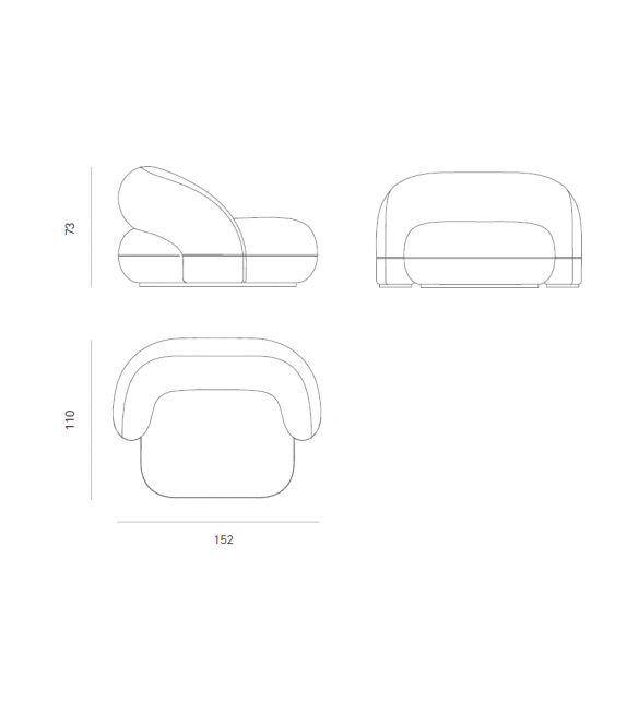 Tito Love Seat Draga & Aurel - Milia Shop
