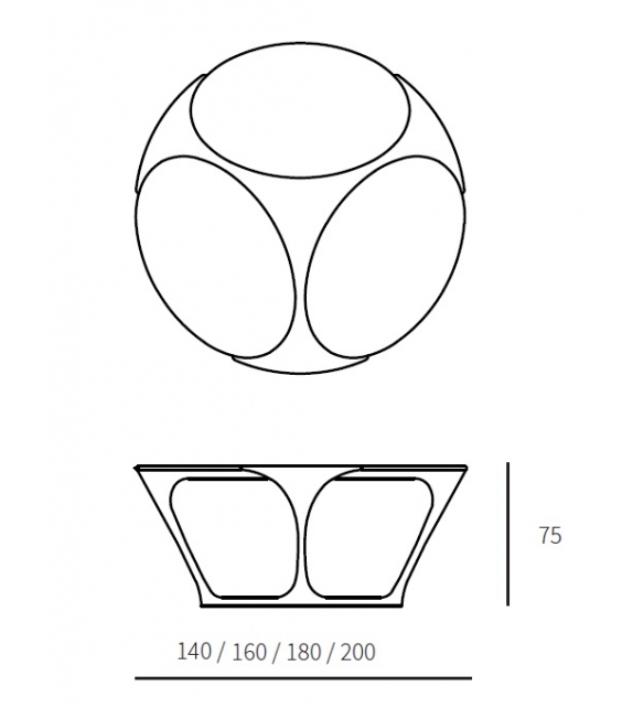 Yris Dinning Agrippa Table - Milia Shop