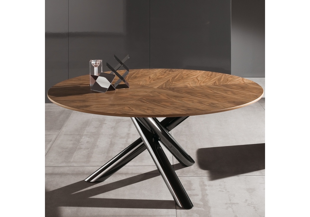 Van Dyck '08 Wood Runder Tisch Minotti - Milia Shop