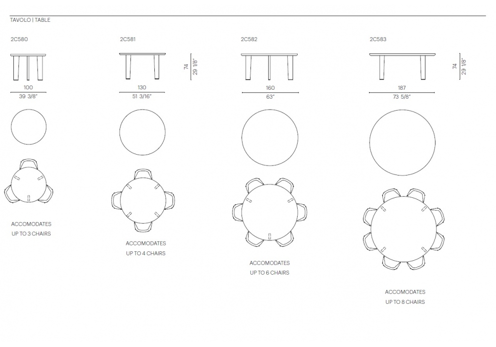Arnold Flexform Tisch - Milia Shop