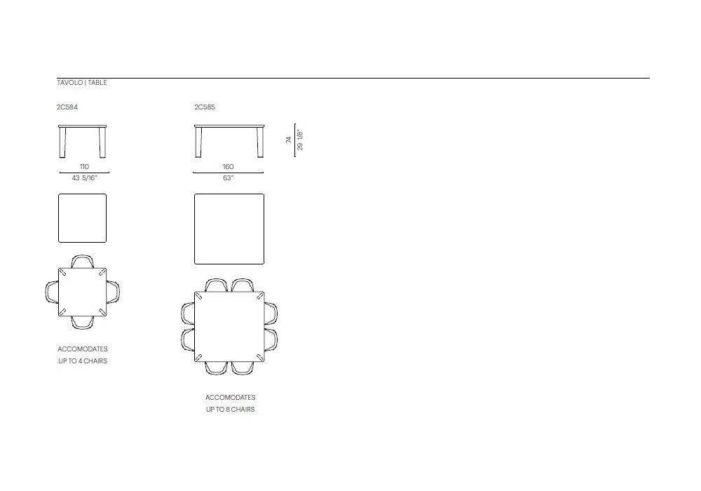 Arnold Flexform Tisch - Milia Shop