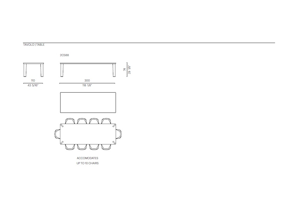 Arnold Flexform Tisch - Miliashop