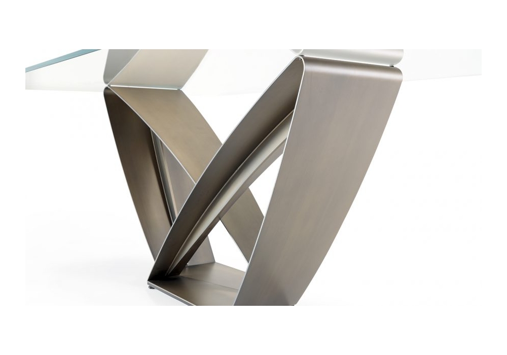 Apeiron 72 Reflex Angelo Table with Glass Top - Milia Shop